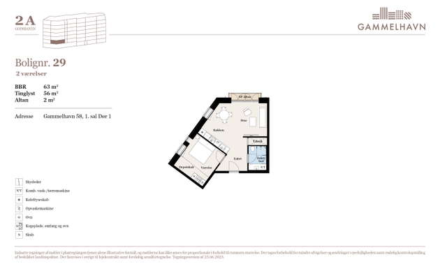 Lyst 2-værelses med plads og spansk altan - 63 m² - Vejle